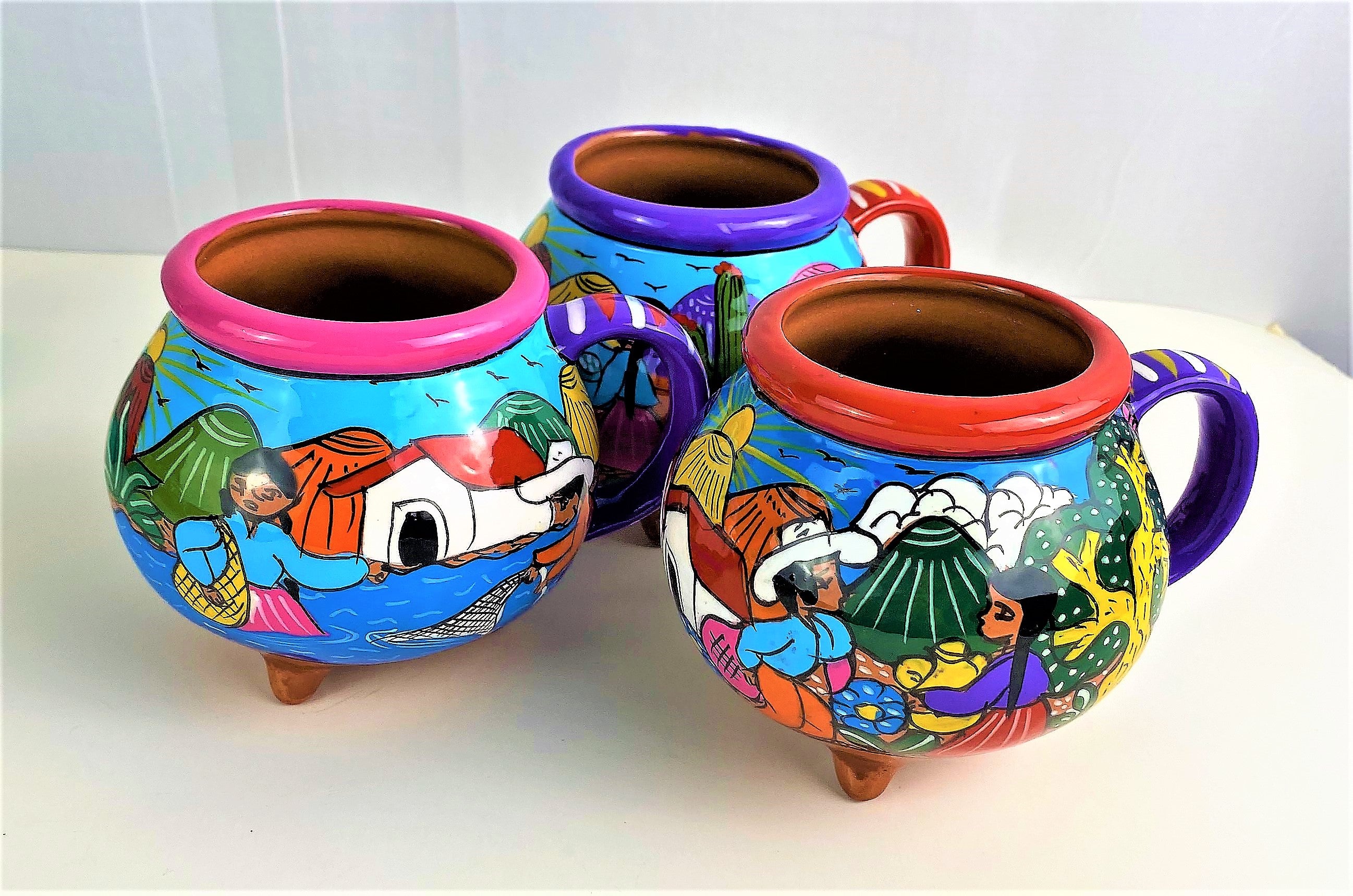 Painted Mexican Pottery Paint Your Own Mexican Pottery Planters